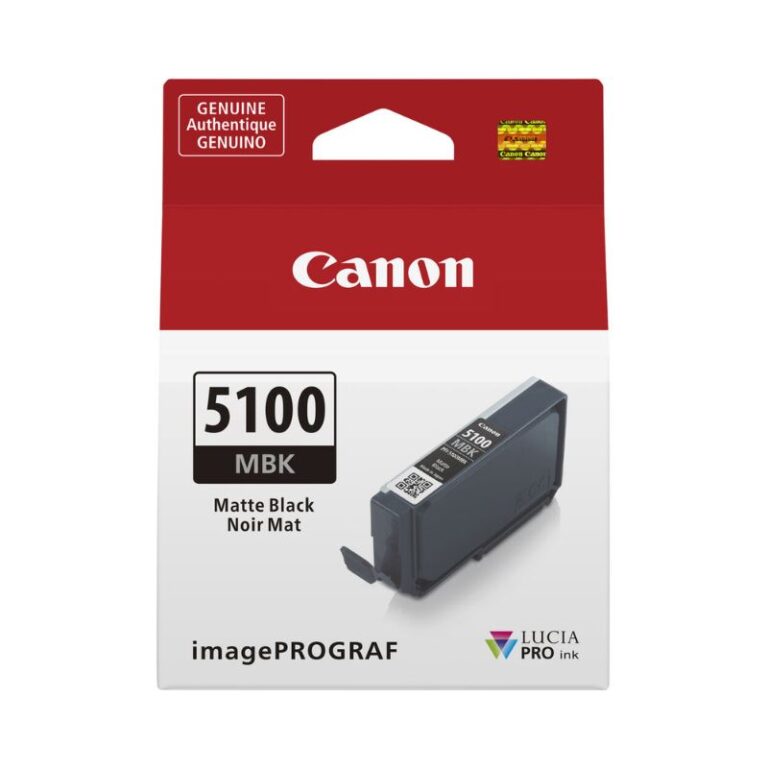 Canon PFI-5100 LUCIA PRO II Matte Black Ink Tank - Auckland Camera Centre